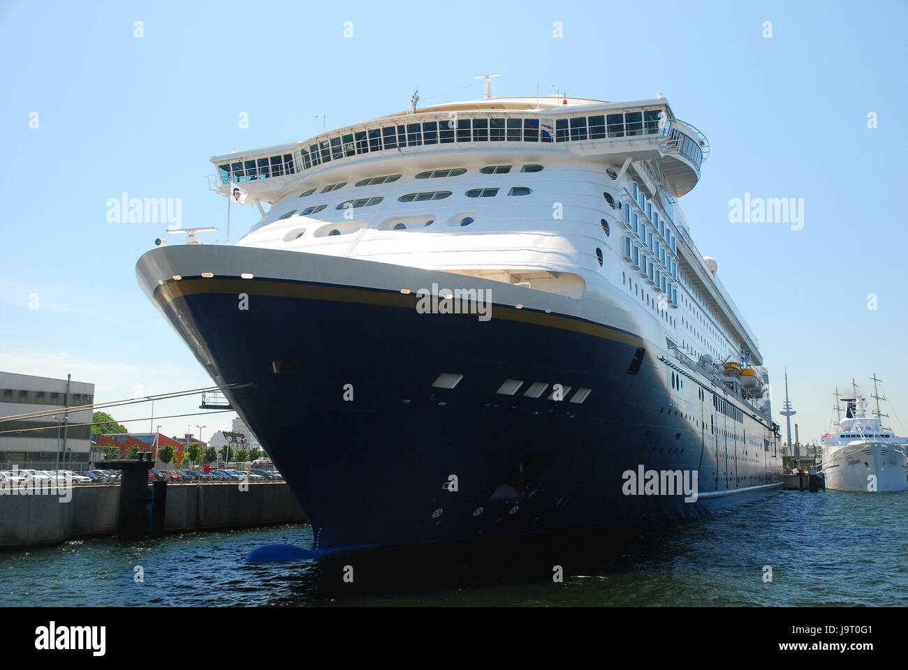 Germany,Schleswig - Holstein,Kiel,town harbour,Oslo ferry Colorline ...