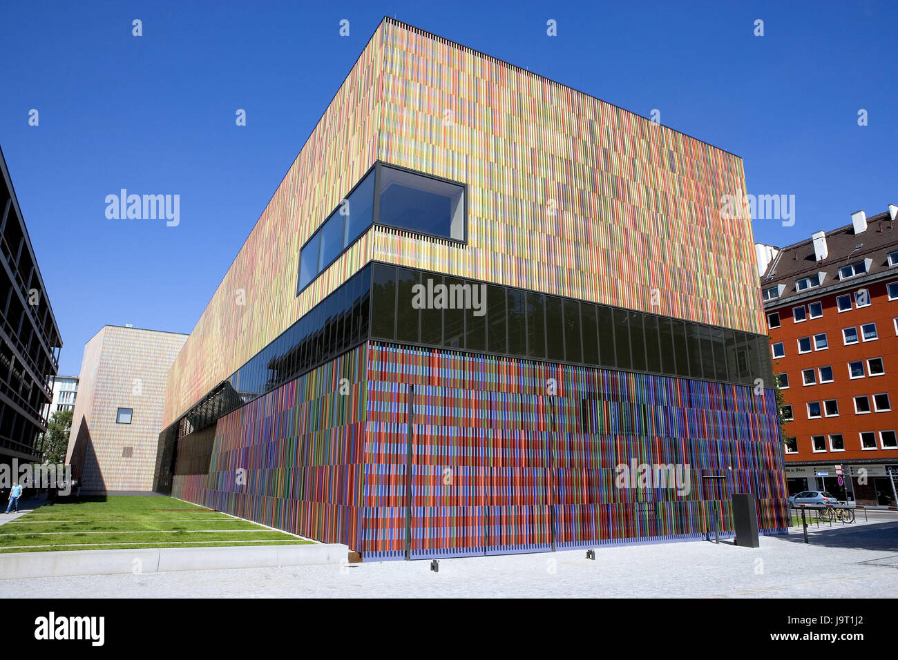 Germany,Bavaria,Munich,museum Brandhorst,outside,Maxvorstadt,fire nest ...