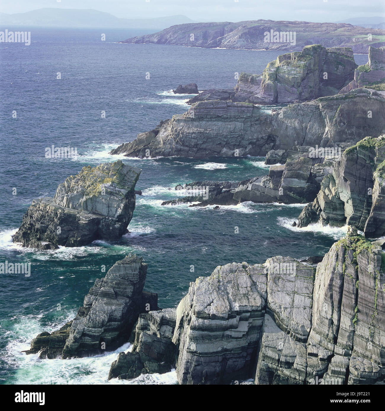Ireland,Munster,Cork,Mizen Head,coastal scenery,sea,Europe,view ...