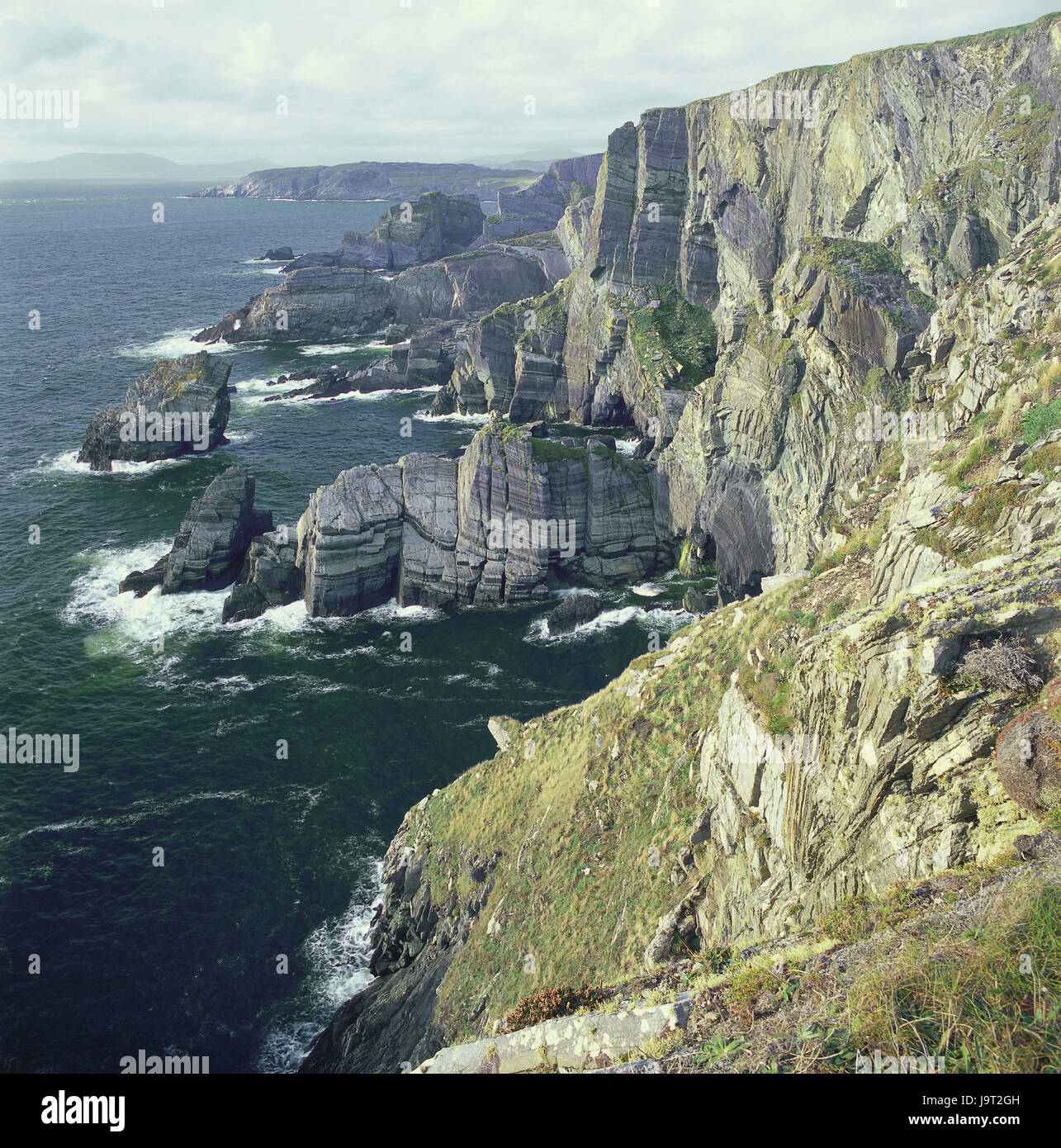 Ireland,Munster,Cork,Mizen Head,coastal scenery,sea,Europe,view ...