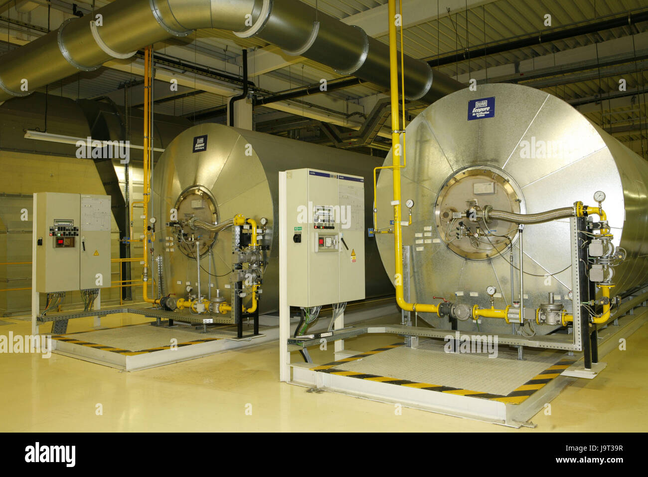 Waste incineration plant,inside Stock Photo - Alamy