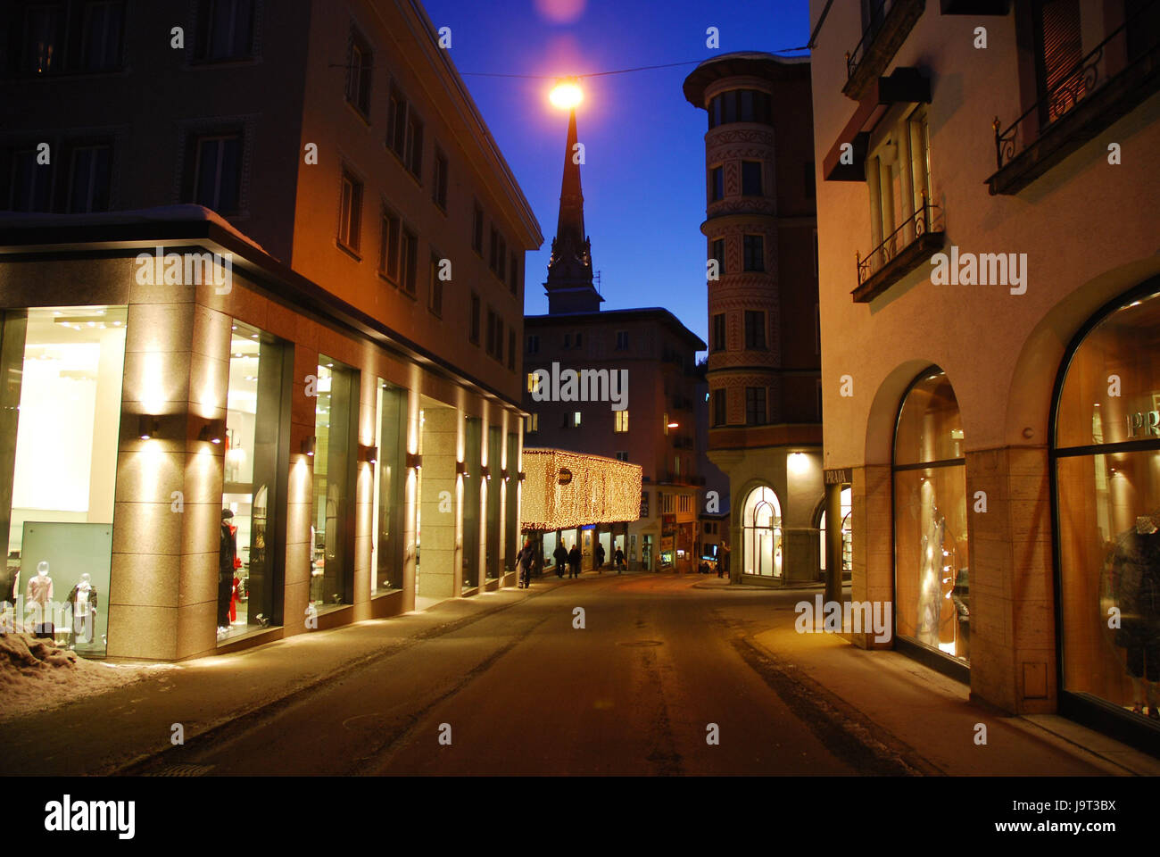 St moritz shopping centre hi-res stock photography and images - Alamy