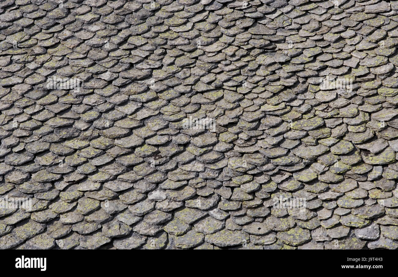 Church roof,historically,roofing tile,slabs,old,medium close-up,Austria ...