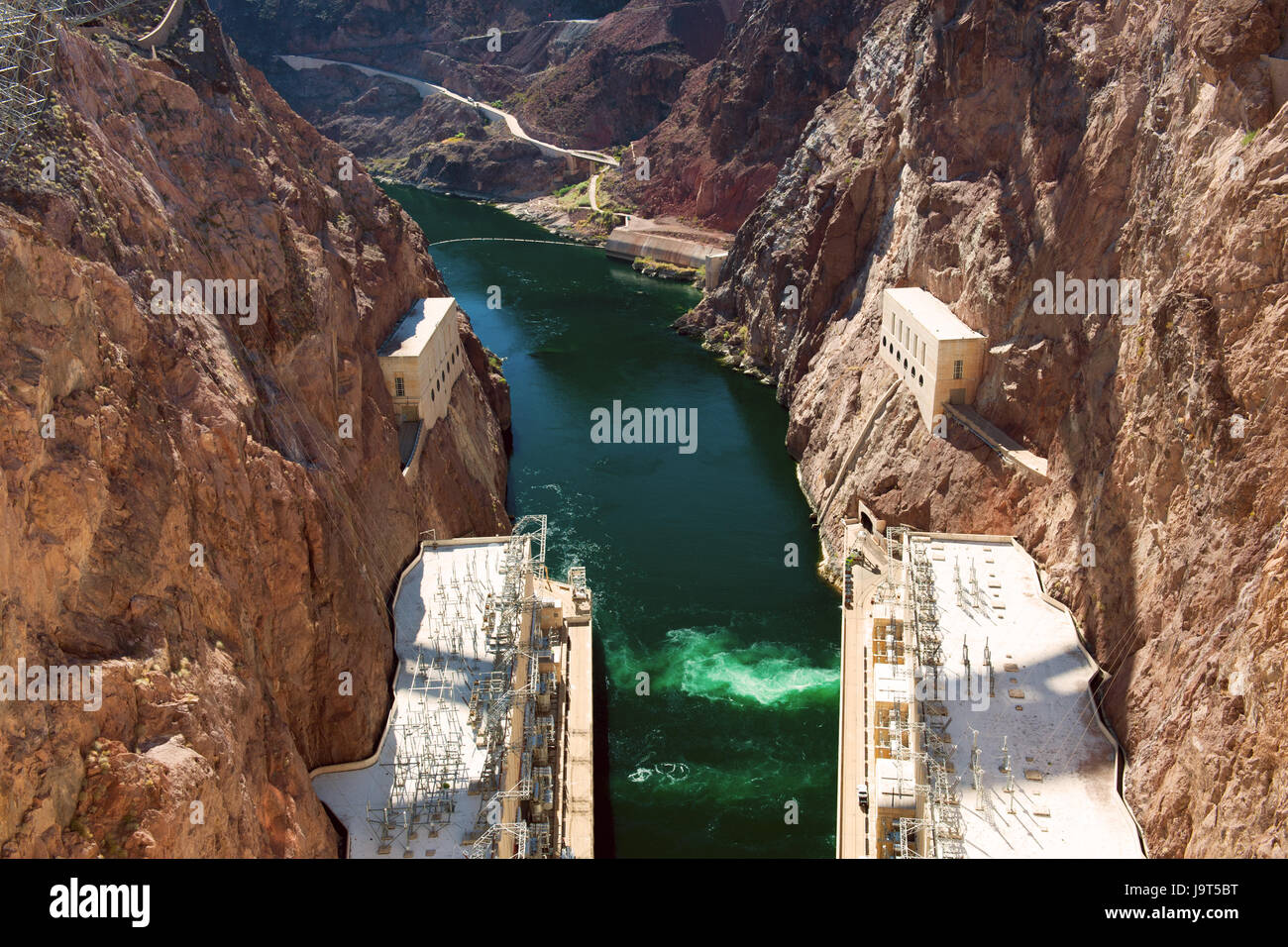 Hoover Dam, on the Nevada-Arizona border, USA Stock Photo - Alamy