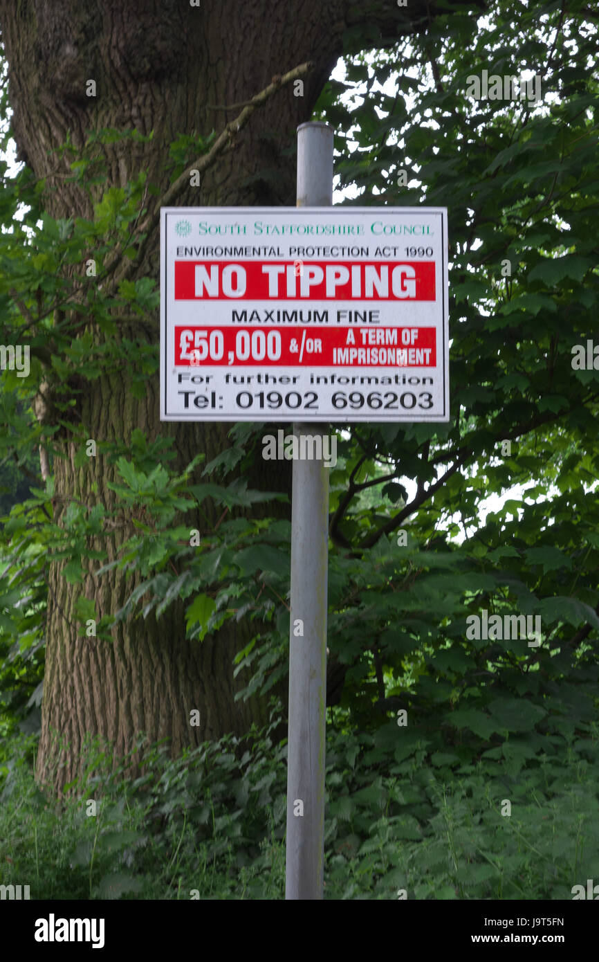 No tipping sign hi-res stock photography and images - Alamy