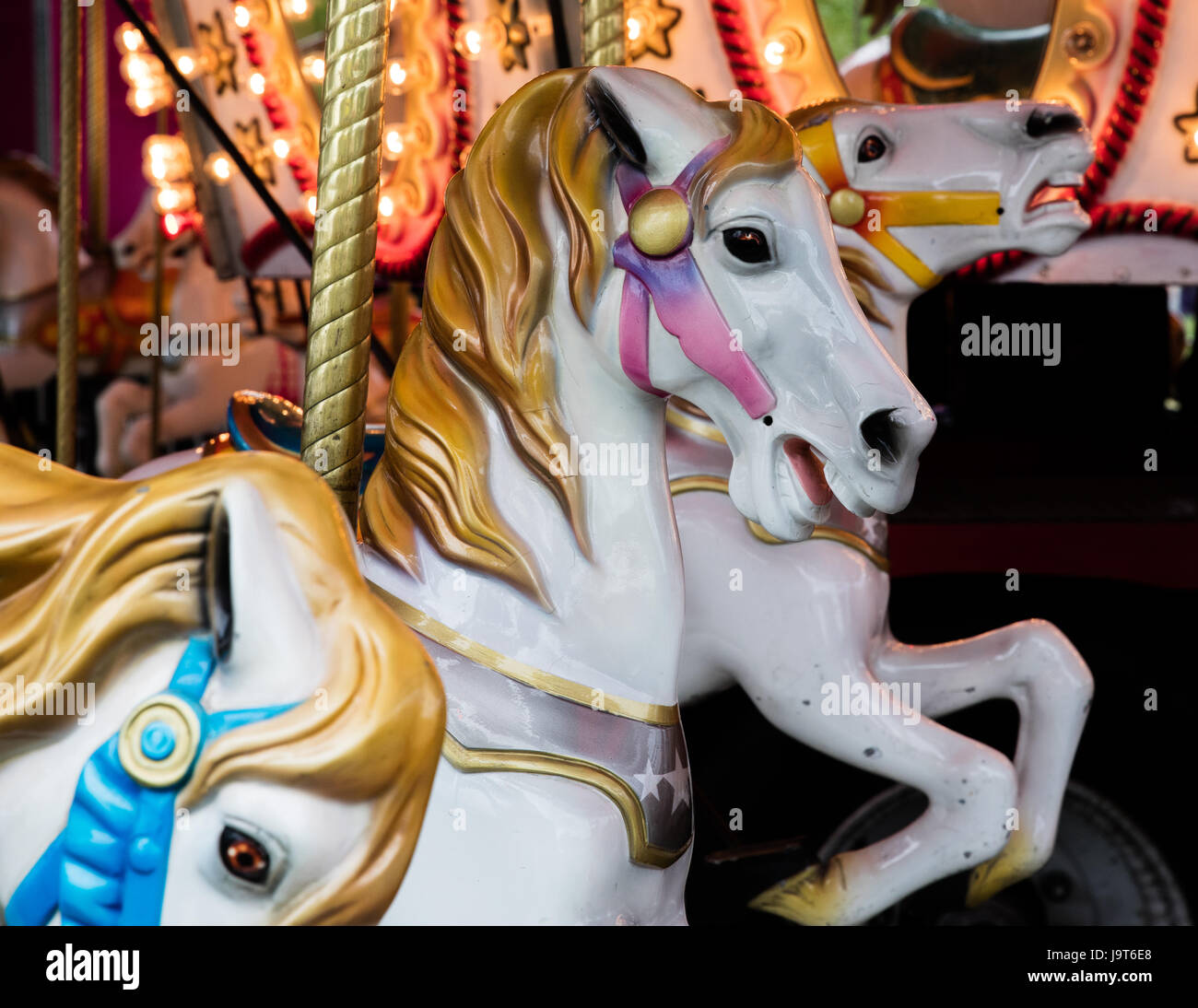 Merry Go Round animals at the Shasta County Faire in Anderson ...