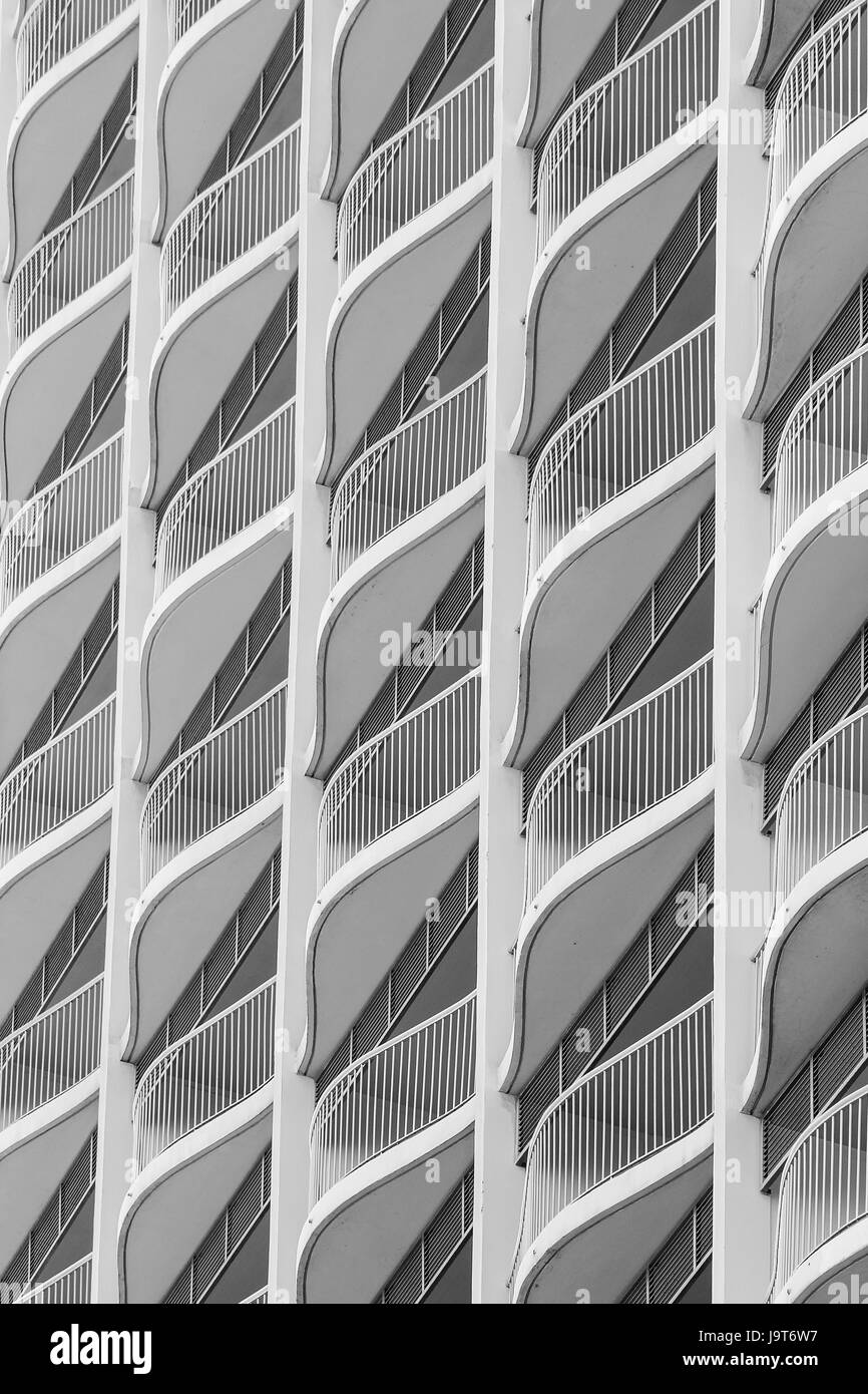 Balconies wavy hi-res stock photography and images - Alamy