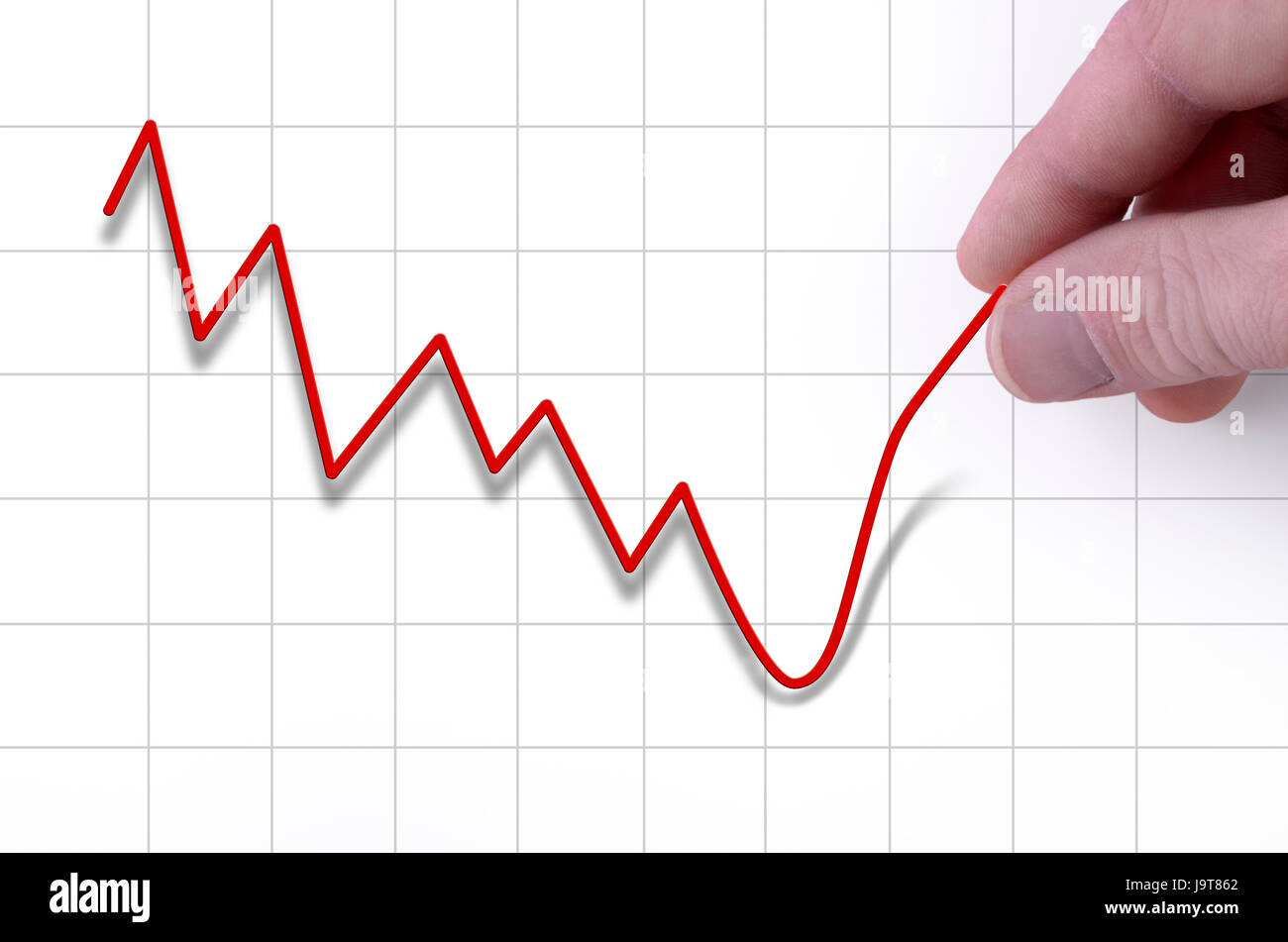 upward, rising, upswing, bull market, boom, pay, finger, symbolic ...