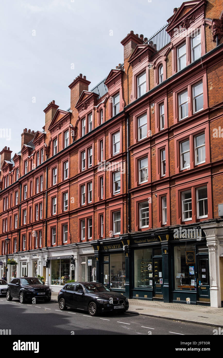 Chiltern Street, Marylebone, City of Westminster, London, England, U.K ...