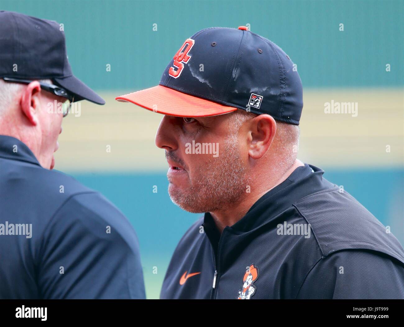 Jun 2, 2017: Josh Holliday OSU head coach expresses his displeasure ...