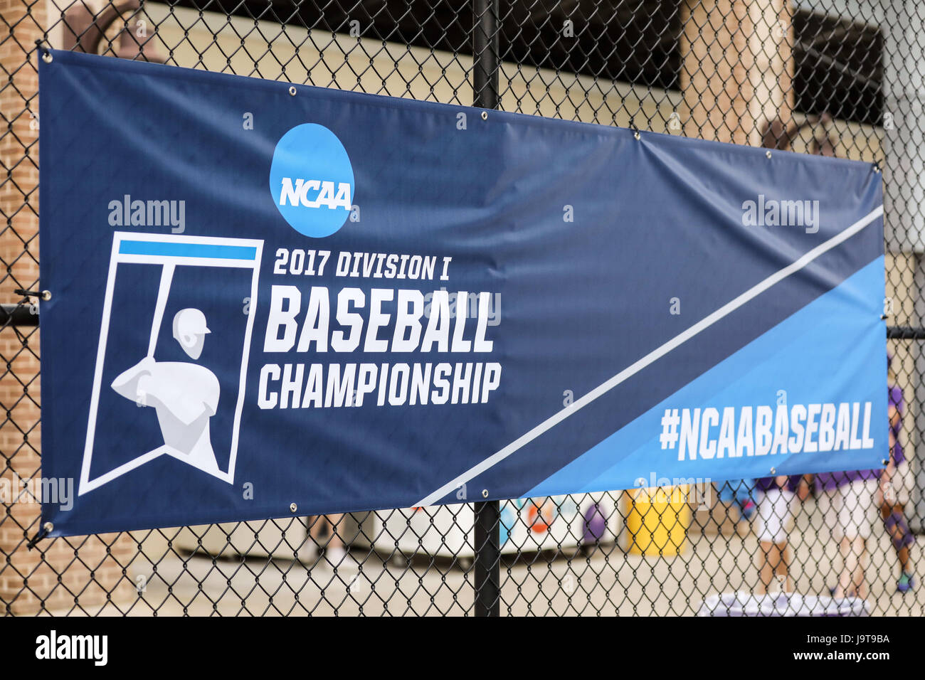 Banner on gates hi-res stock photography and images - Alamy