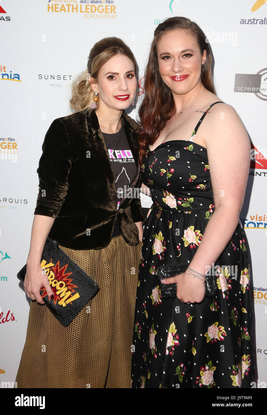 01 June 2017 - West Hollywood, California - Ashleigh Bell, Kate Ledger ...