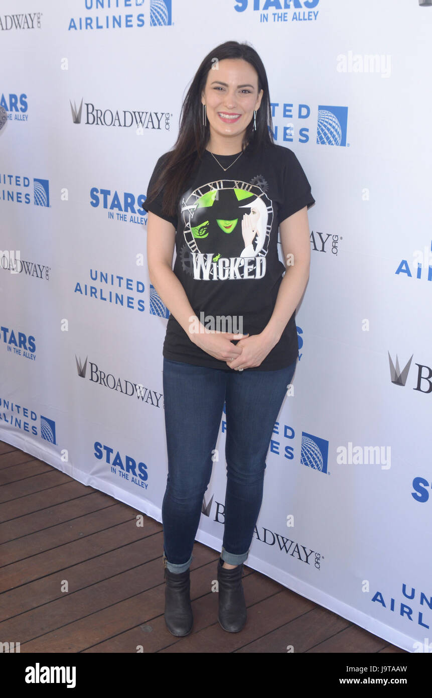New York, NY, USA. 2nd June, 2017. Alyssa Fox of 'Wicked' attends ...