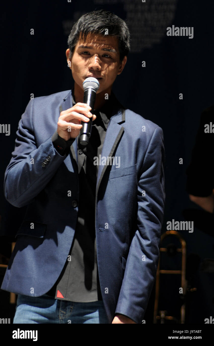 New York, NY, USA. 2nd June, 2017. Telly Leung of the cast of ' Aladdin ...