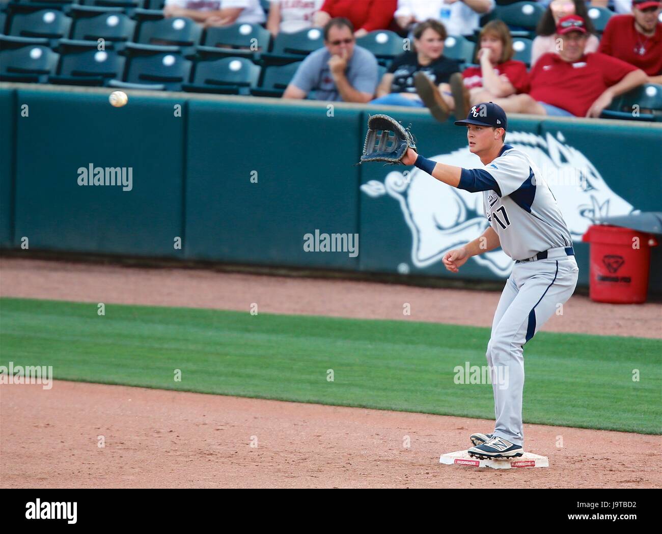 Him. 2nd June, 2017. Golden Eagle first baseman Brent Williams #17 ...
