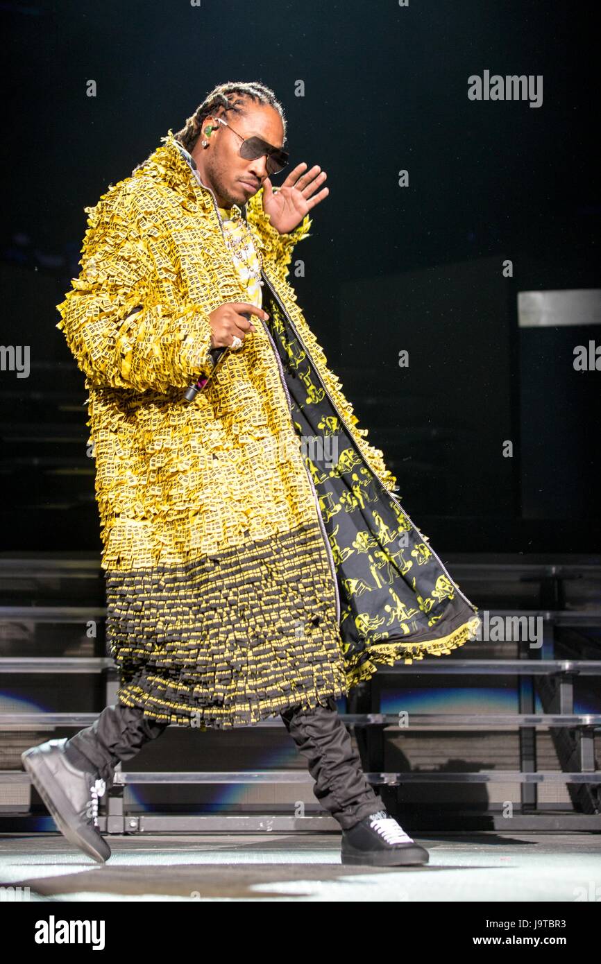 Tinley Park, Illinois, USA. 2nd June, 2017. Rapper FUTURE (NAYVADIUS ...