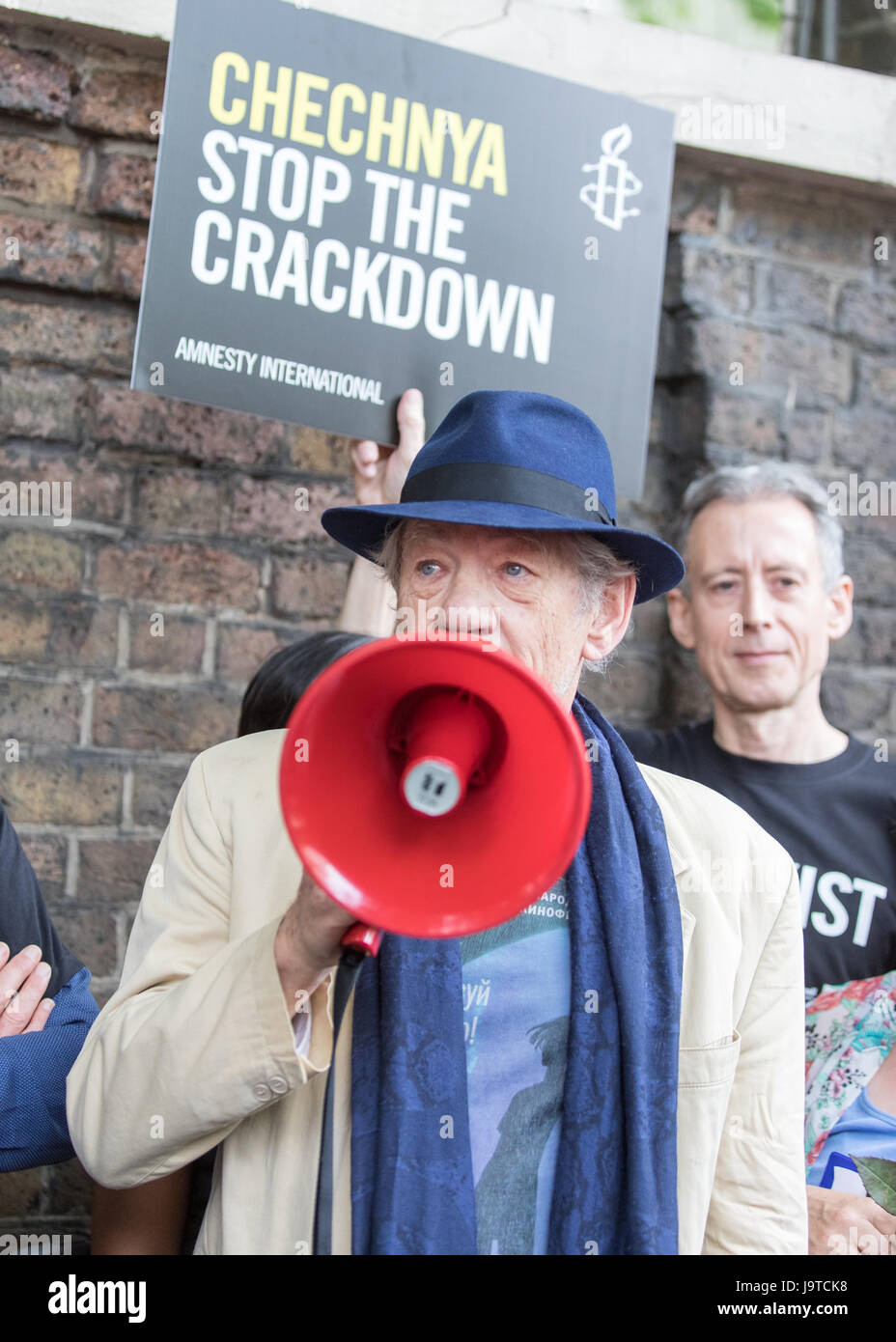 London, UK. 2nd June, 2017. Amnesty international UK/Stonewall protest ...