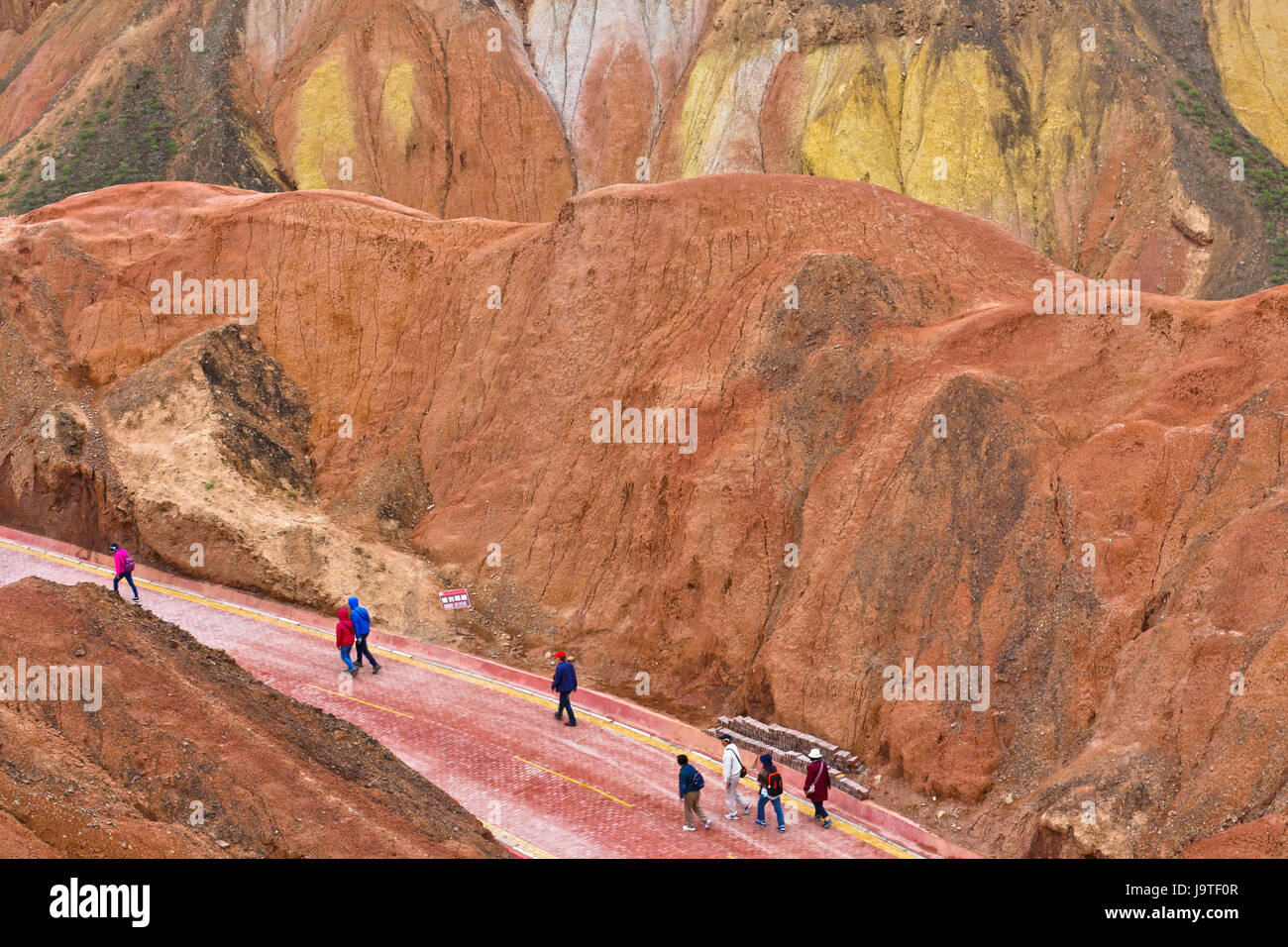 Zhangye, China's Gansu Province. 3rd June, 2017. Tourists visit the ...