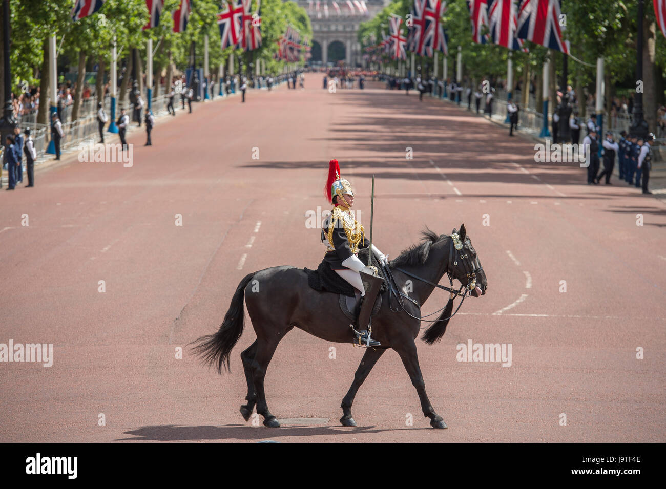 The Mall, London, UK. 3rd June, 2017. The penultimate rehearsal for the ...