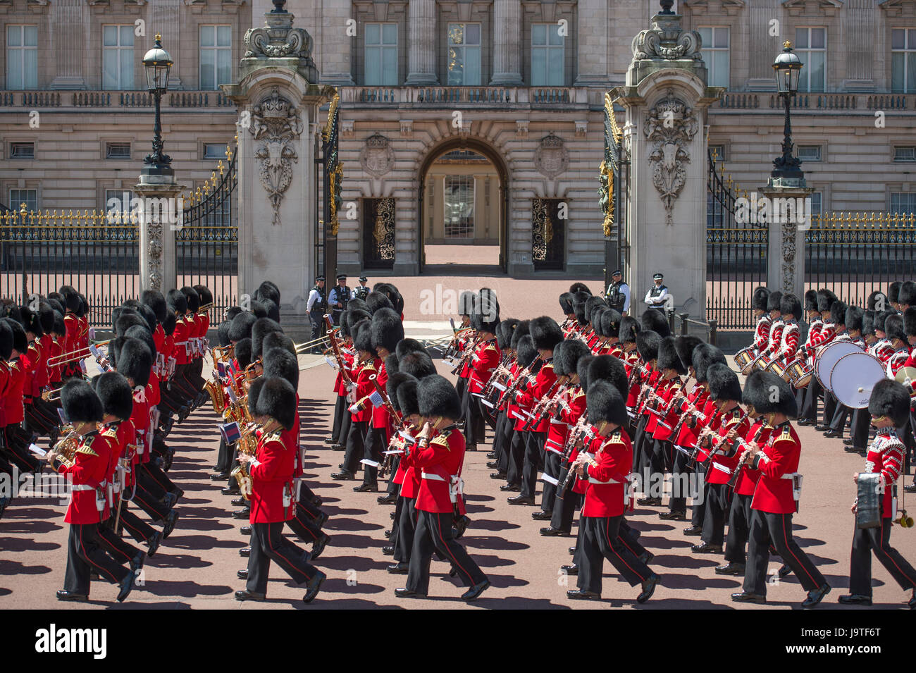 The Mall, London, UK. 3rd June, 2017. The penultimate rehearsal for the ...