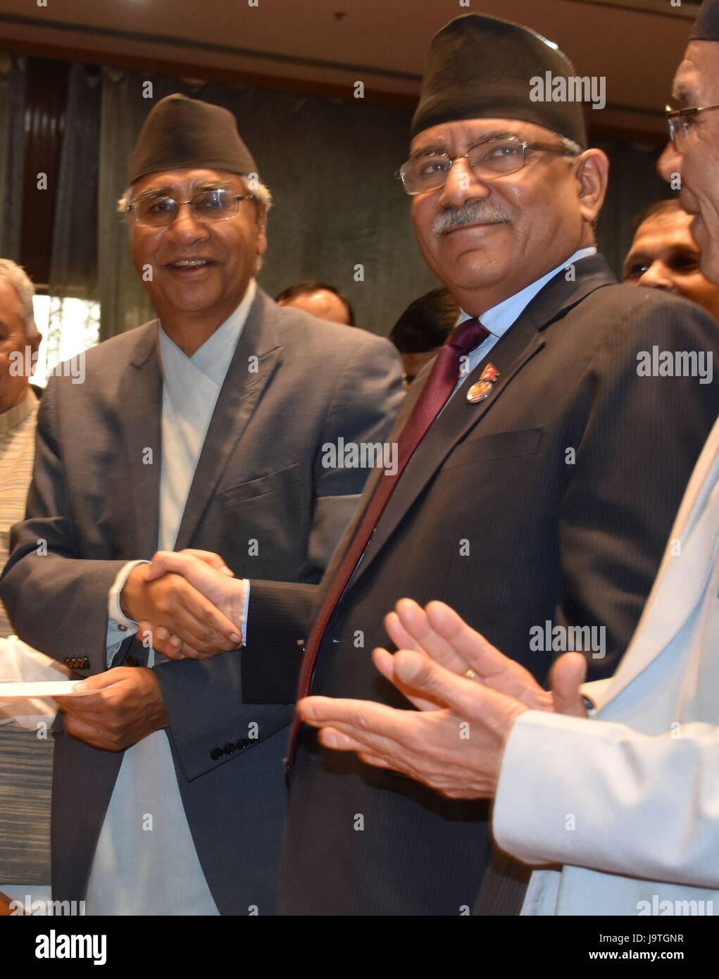 Nepal Prime Minister Sher Bahadur High Resolution Stock Photography and ...