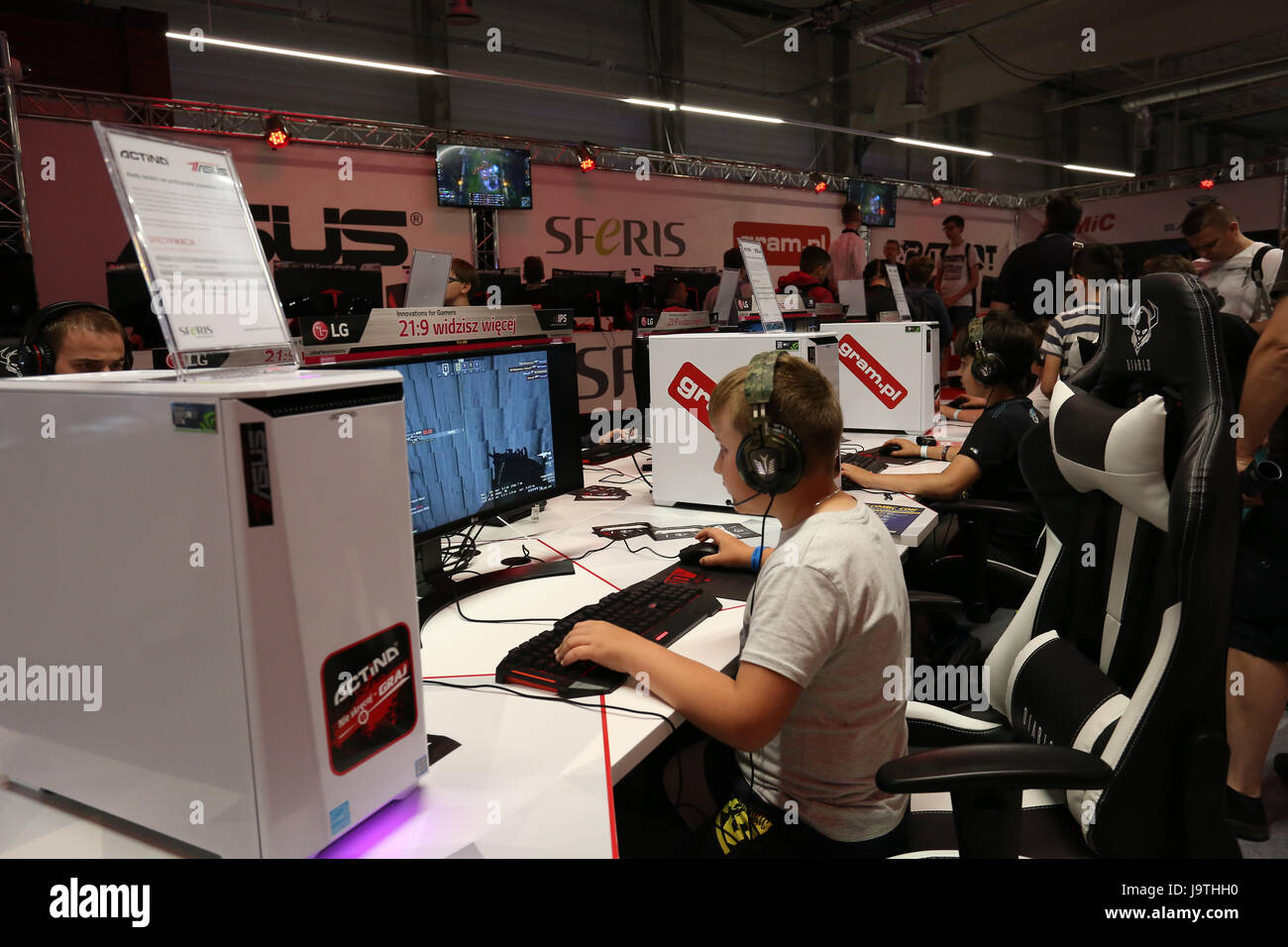 Poland, Nadarzyn, June 3rd, 2017: First Warsaw Comic Con hosts composer ...
