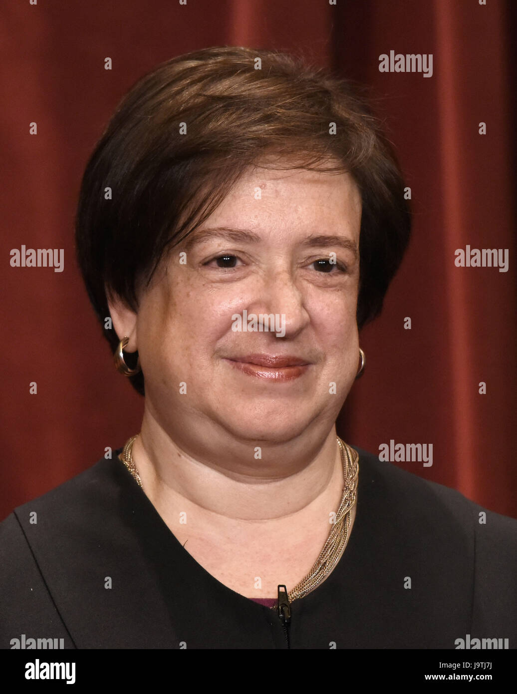 Associate Justice Elena Kagan poses for a group photograph at the ...