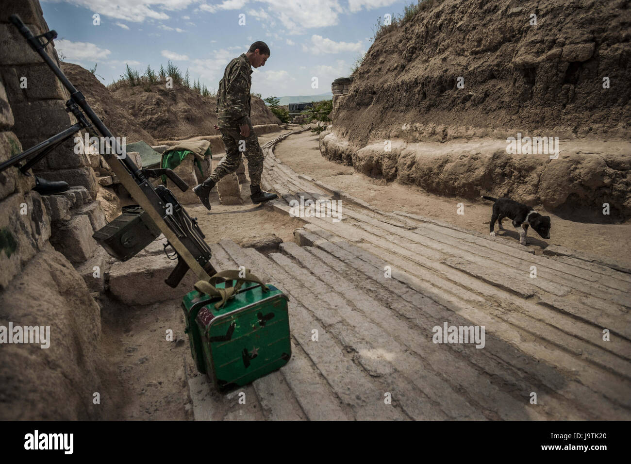 Martakert, Martakert, Nagorno Karabakh. 31st May, 2017. Soldier of ...
