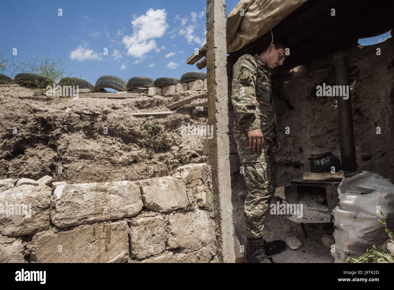 Martakert, Martakert, Nagorno Karabakh. 31st May, 2017. Soldier of ...