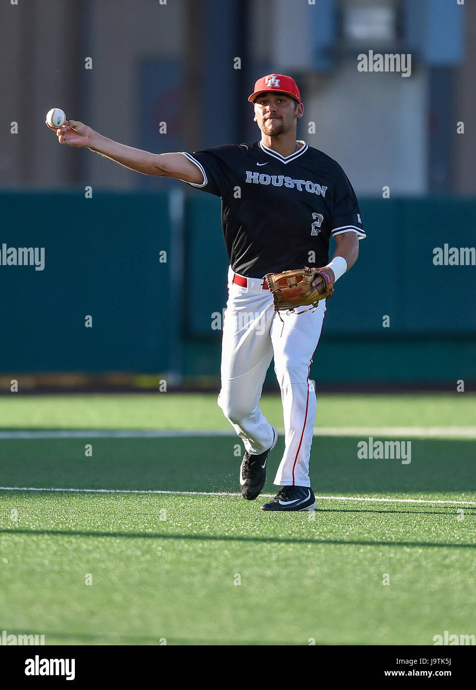 Houston, Texas, USA. 02nd June, 2017. Houston infielder Jake Scheiner ...