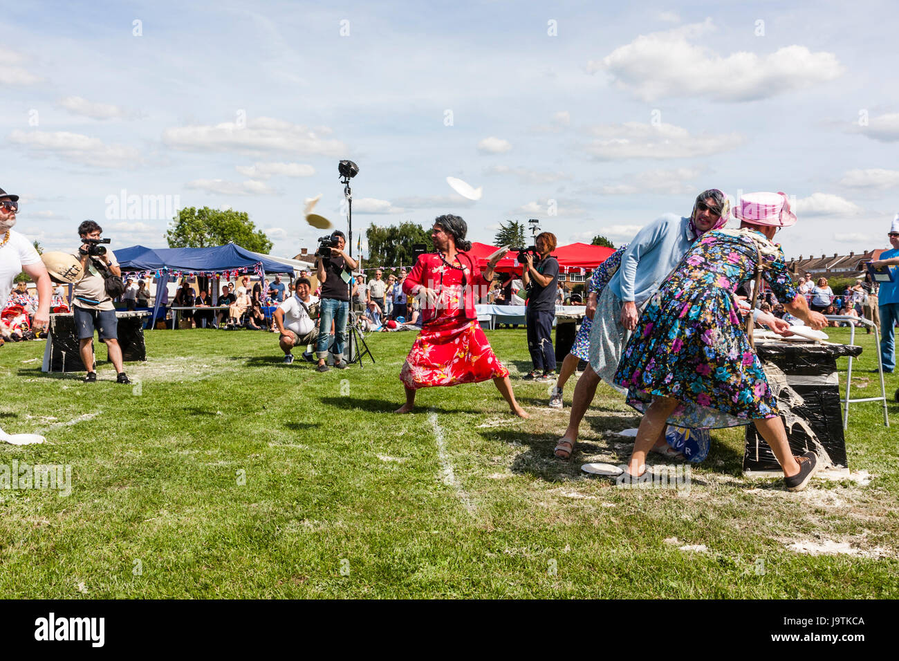 Custard pie throwing coxheath hi-res stock photography and images - Alamy