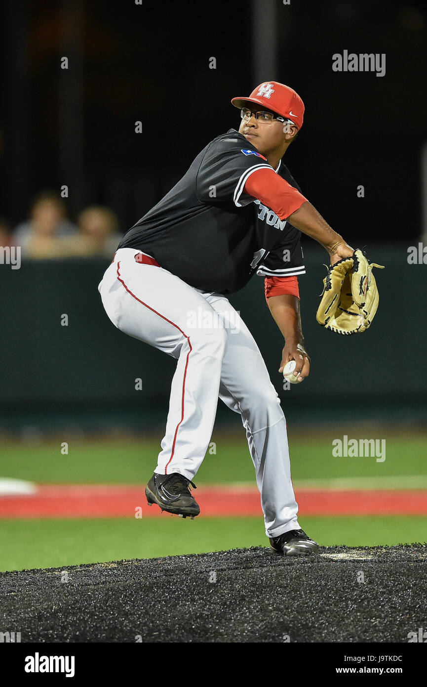 Houston, Texas, USA. 02nd June, 2017. Houston pitcher Aaron Fletcher ...