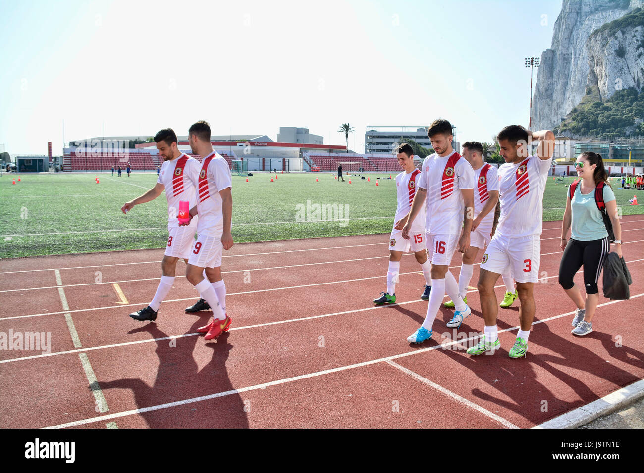 Gibralter. 03rd June, 2017. The Gibraltar national team played against ...