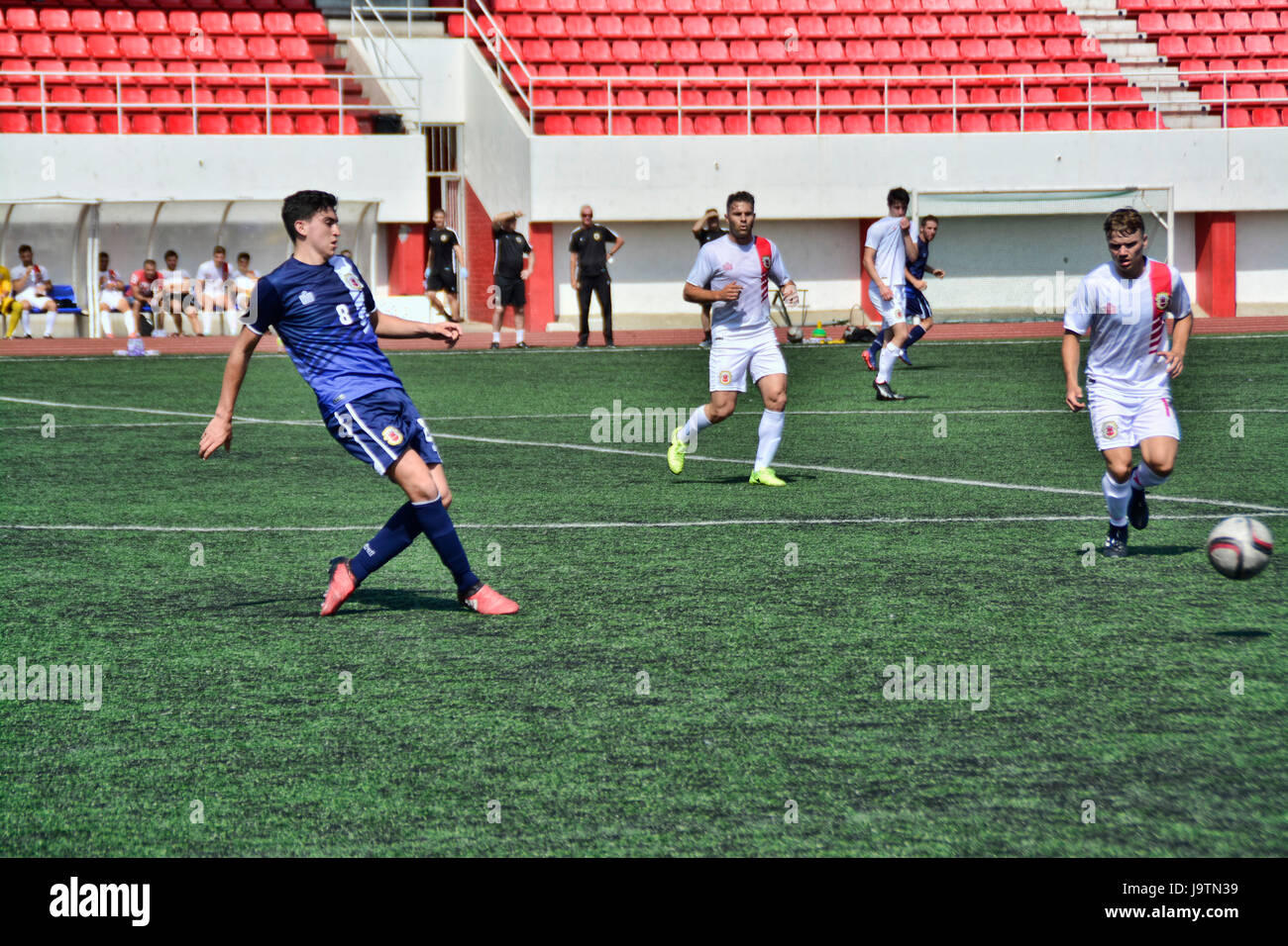 Gibralter. 03rd June, 2017. The Gibraltar national team played against ...