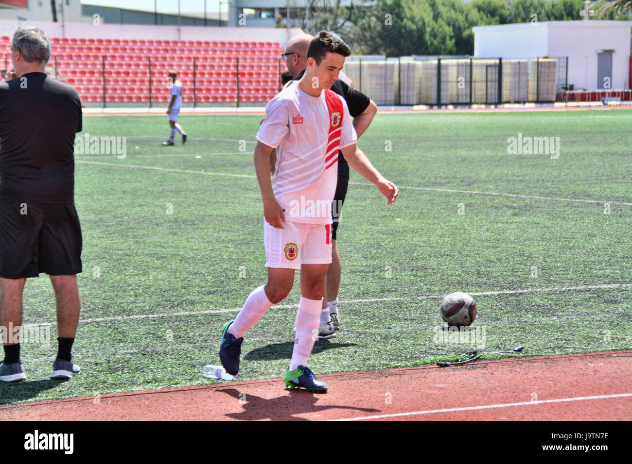 Gibralter. 03rd June, 2017. The Gibraltar national team played against ...