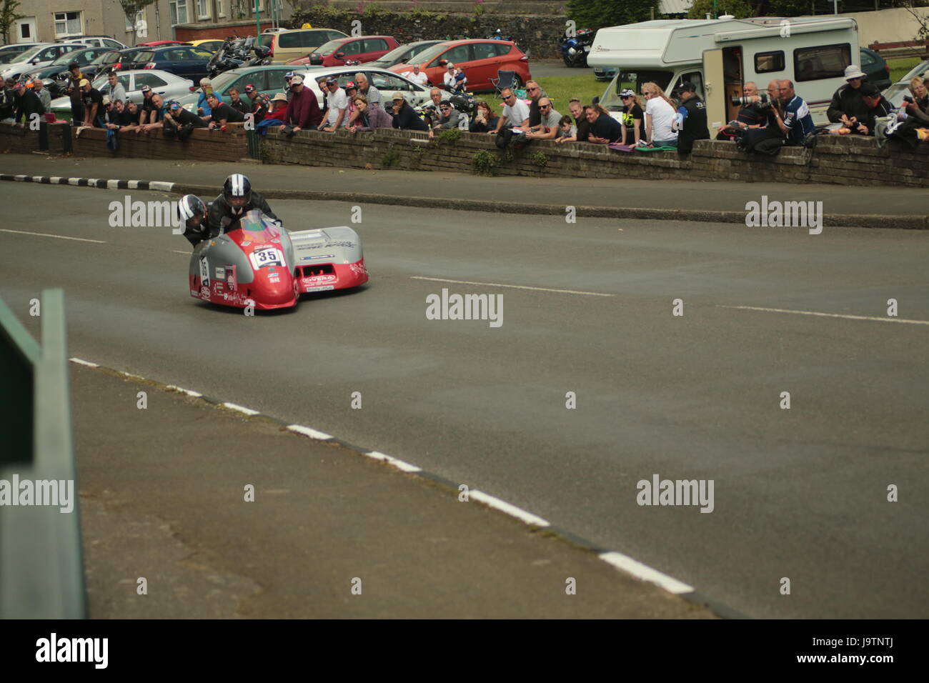 Isle of Man TT Races, Sidecar Qualifying Practice Race, Saturday 3 June ...