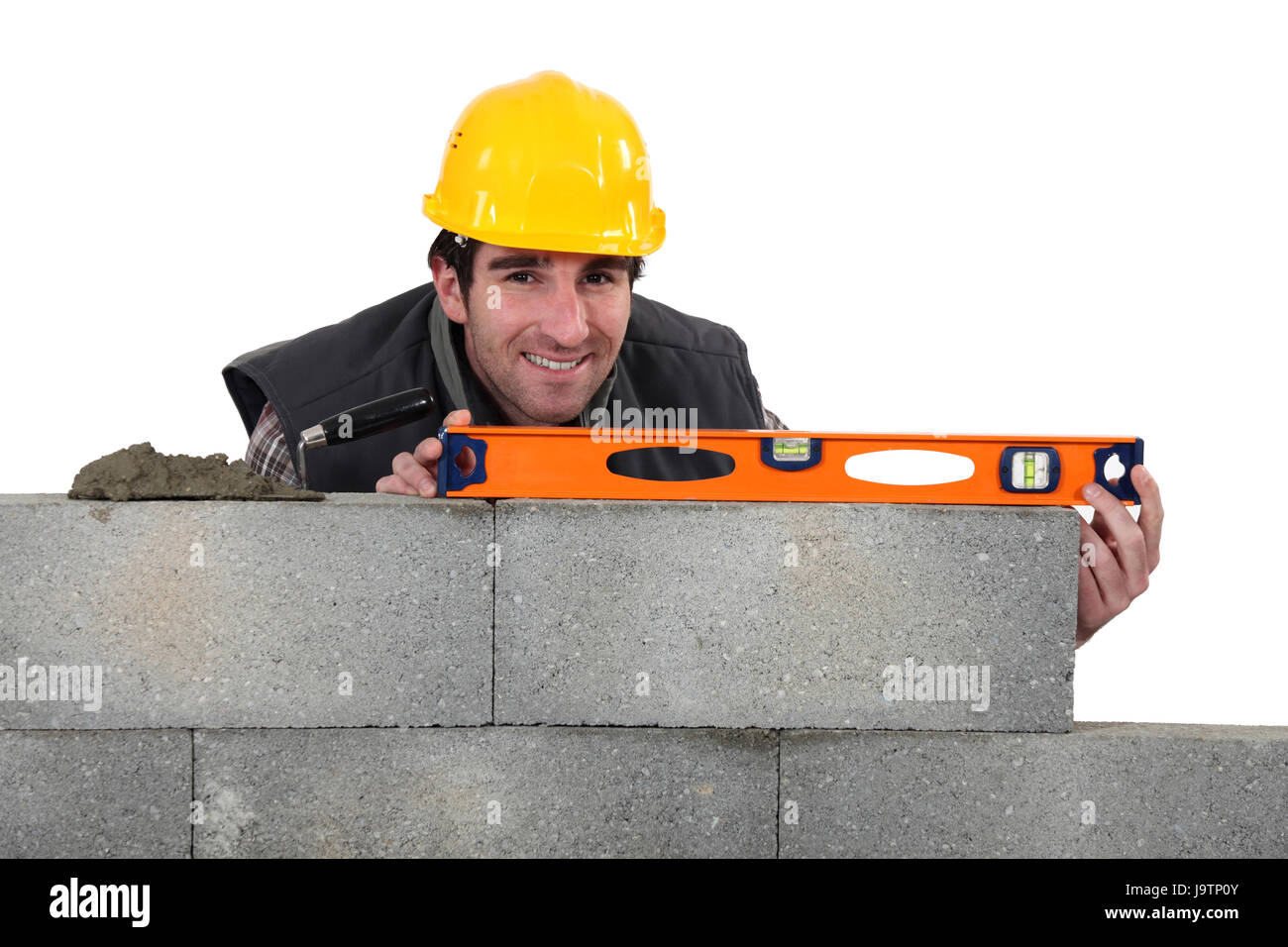 blue, brick, cement, block, builder, aerated, building, blue, humans ...