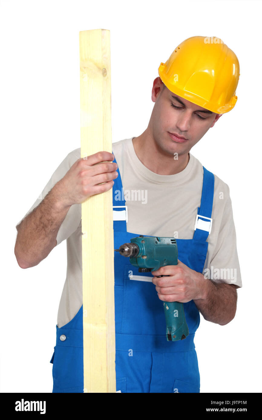 blue, blank, european, caucasian, battery, collar, carpenter, carpentry ...