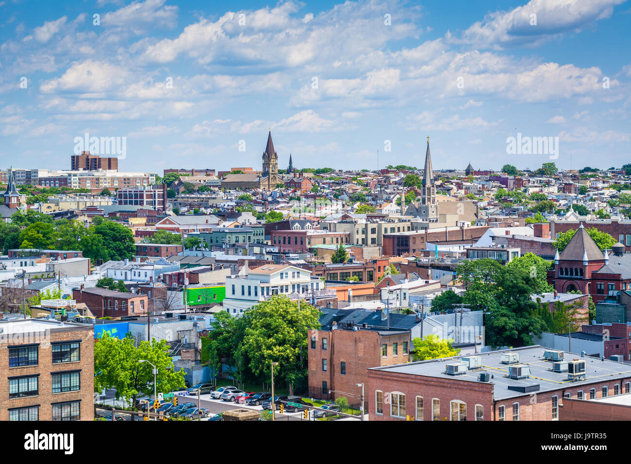 View of Upper Fells Point, in Baltimore, Maryland Stock Photo - Alamy