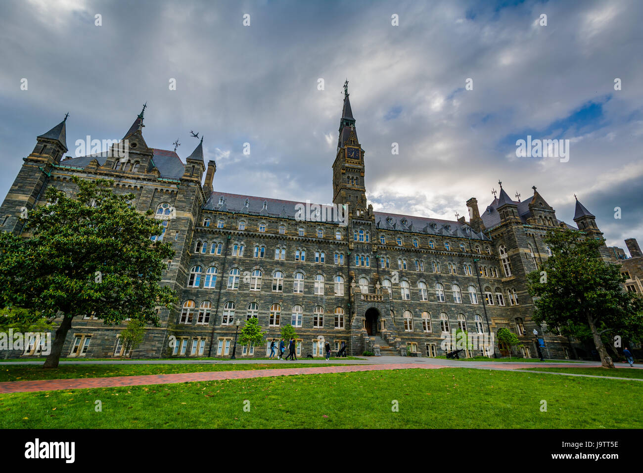 Healy hall georgetown hi-res stock photography and images - Alamy
