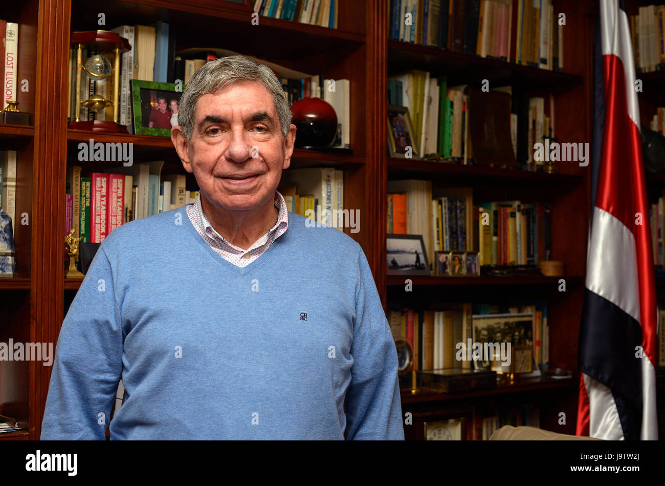 Former Costa Rican President and Nobel Peace Prize laureate Oscar Arias ...