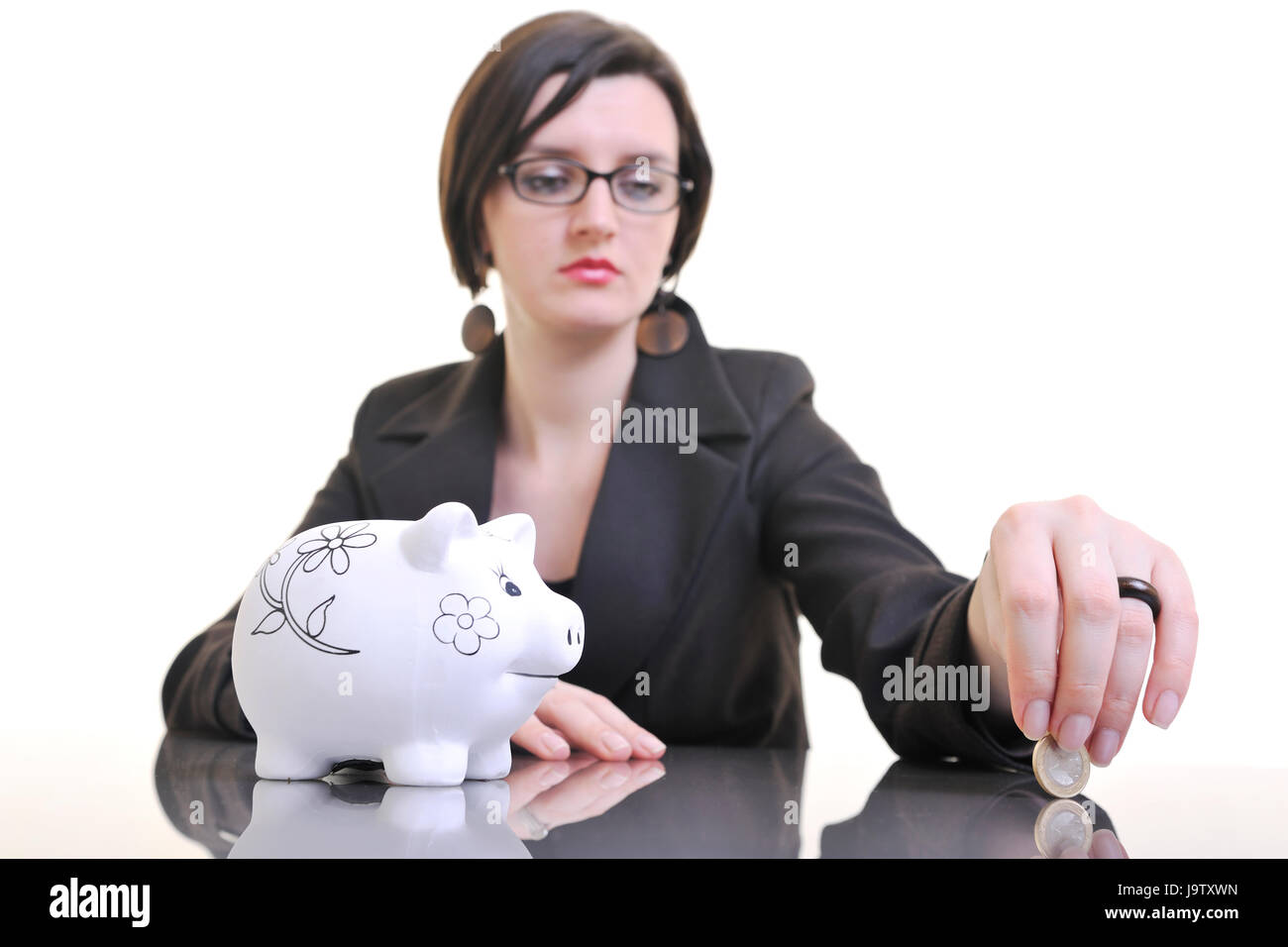 woman, bank, lending institution, humans, human beings, people, folk ...