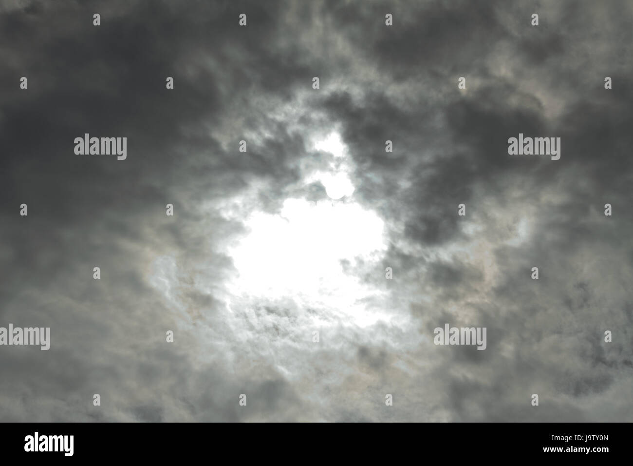 Stormy sky with white cloud. Background Stock Photo - Alamy