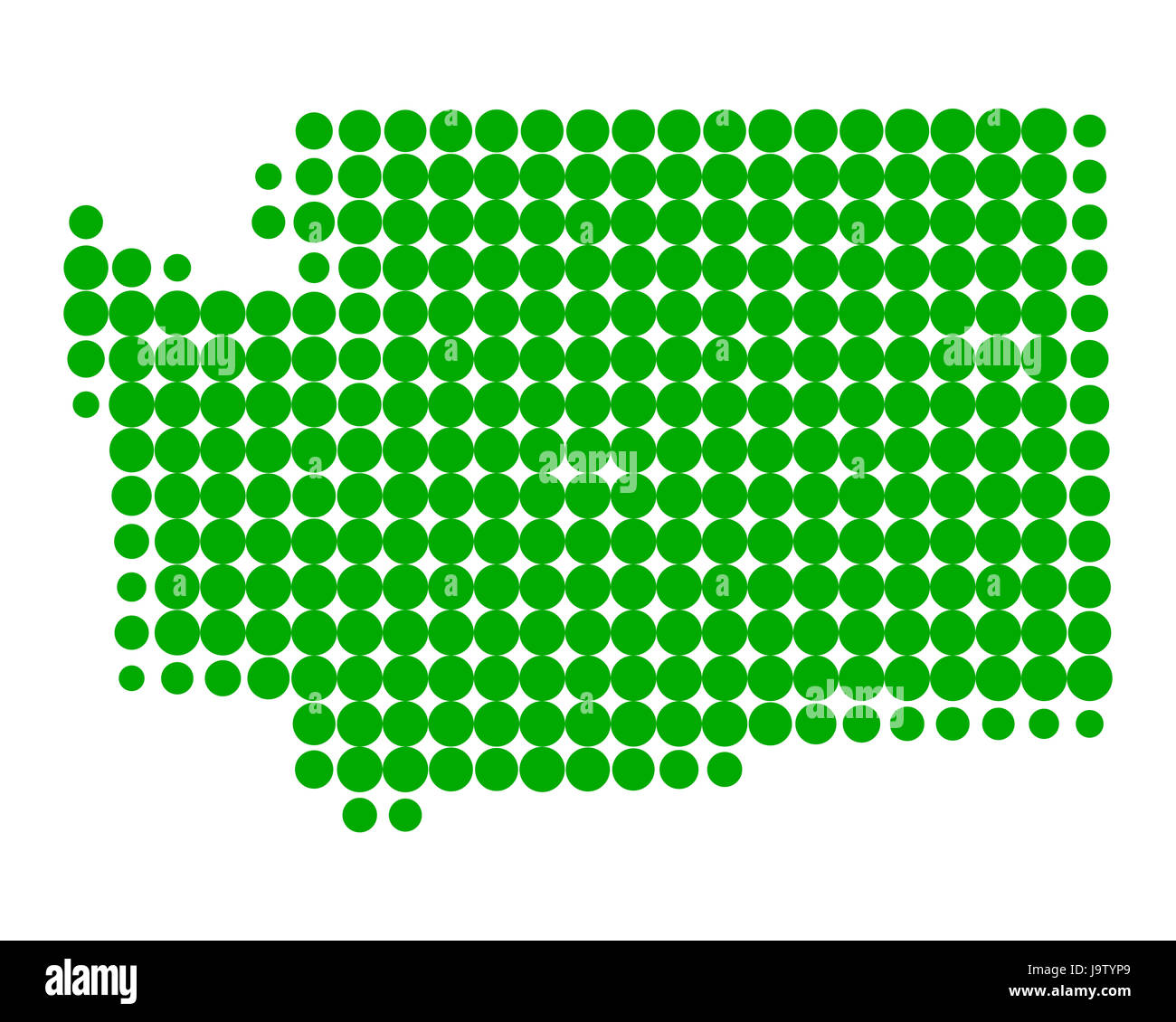 Washington us federal state Cut Out Stock Images & Pictures - Alamy