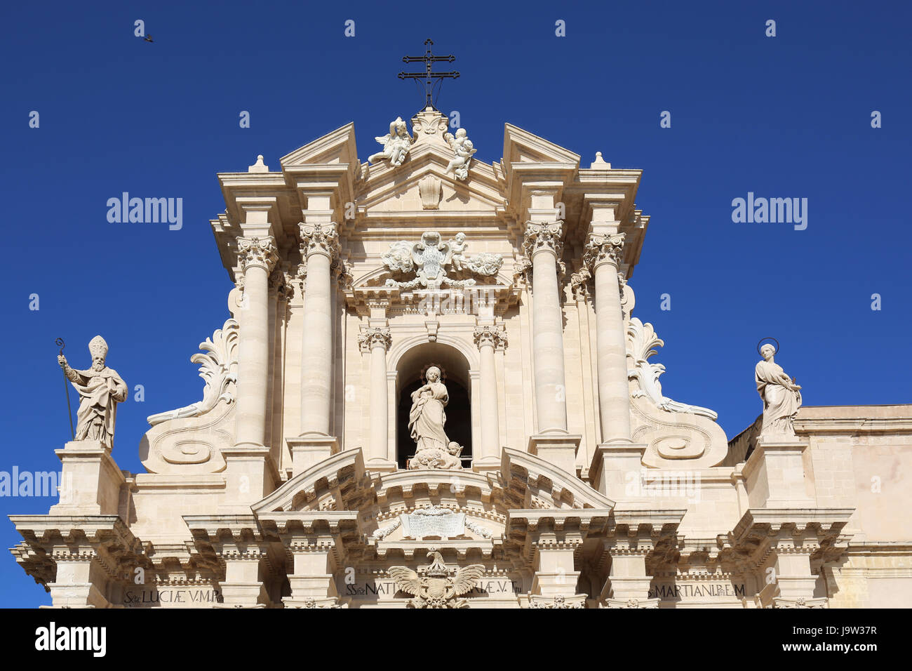 cathedral, dent, temple, antique, baroque, columns, that, saint, parts ...