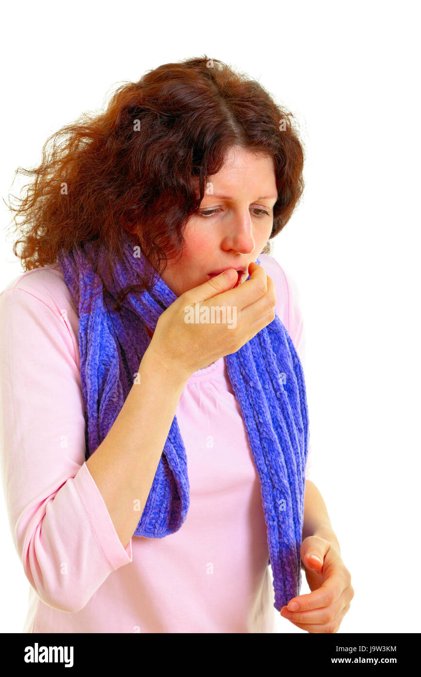 woman, female, portrait, young, younger, girl, girls, coughing, woman ...