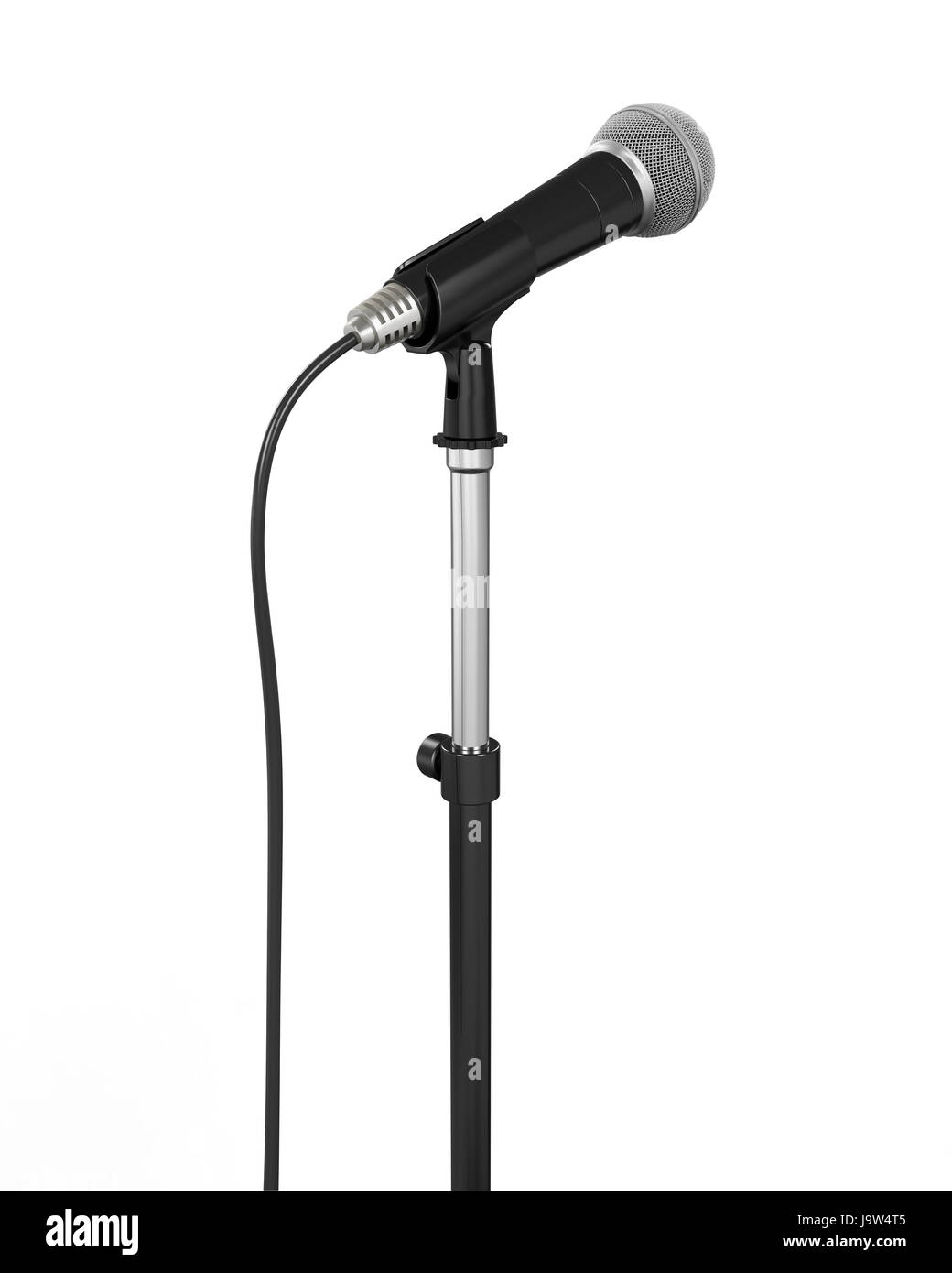 Microphone isolated interview mic hi-res stock photography and images ...