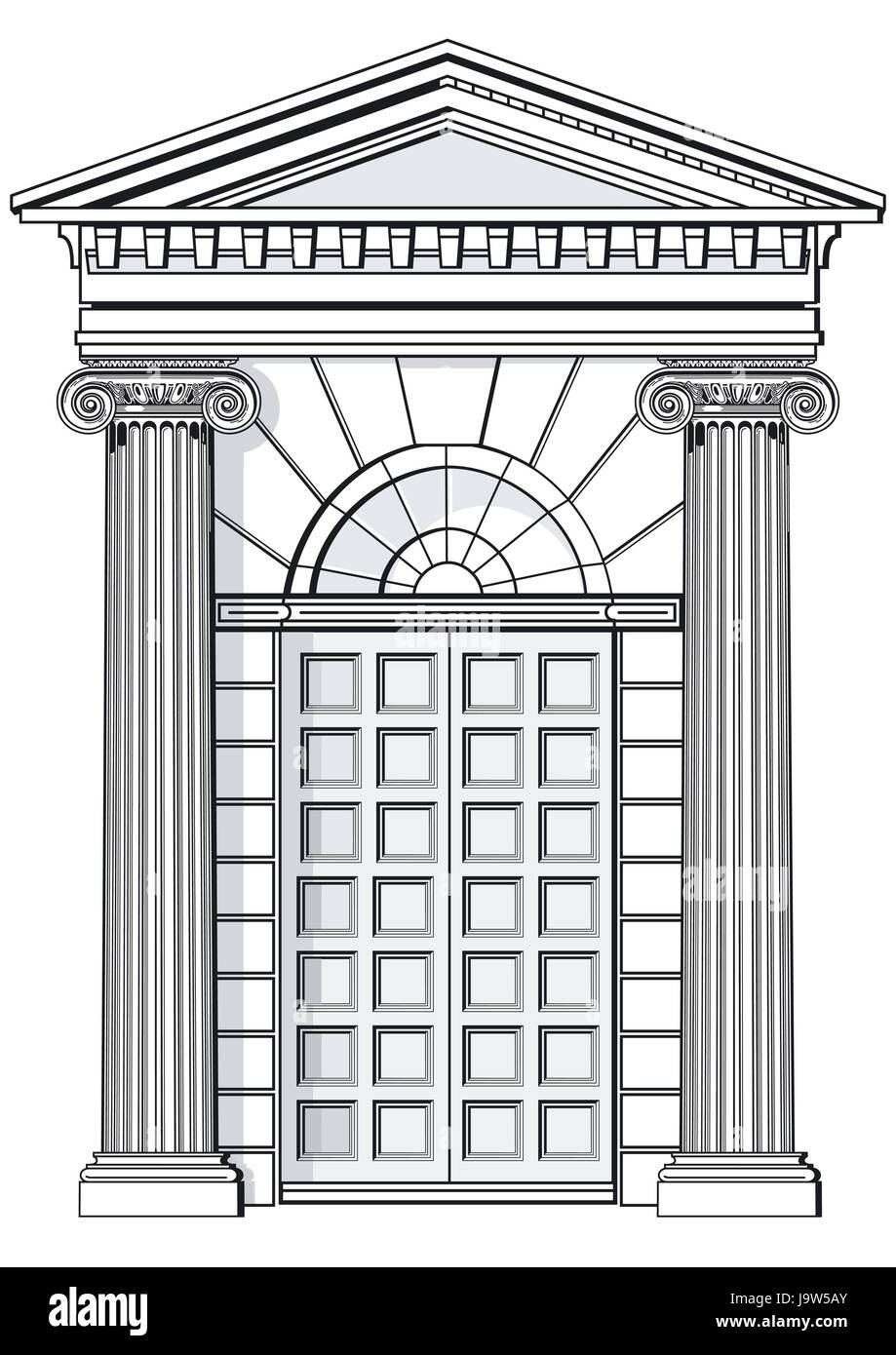 Stone gate Cut Out Stock Images & Pictures - Alamy