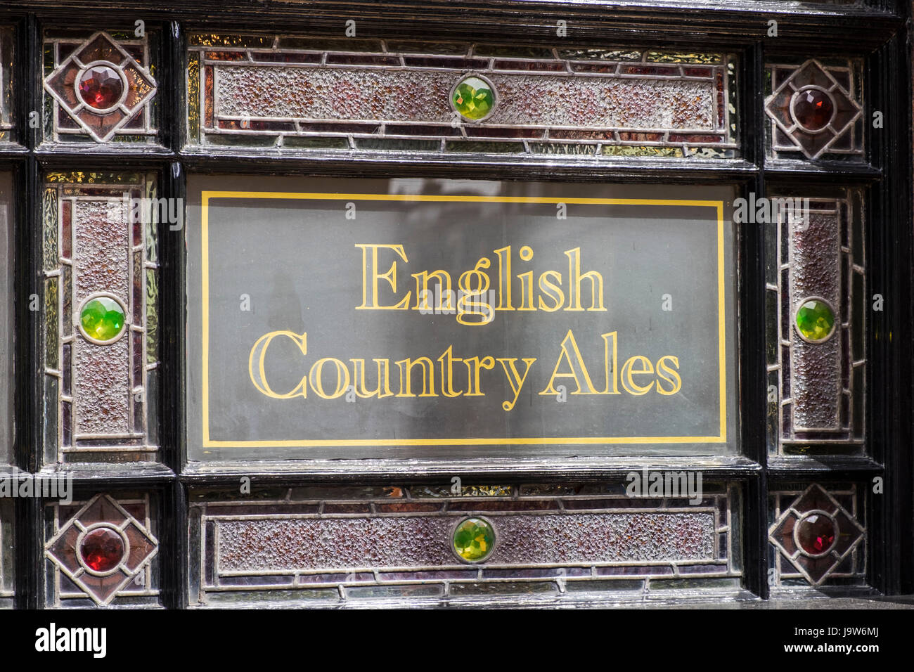 Pub glass window hi-res stock photography and images - Alamy