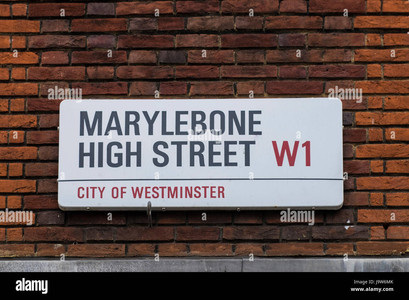 Marylebone High Street, City of Westminster, London, England, U.K Stock ...